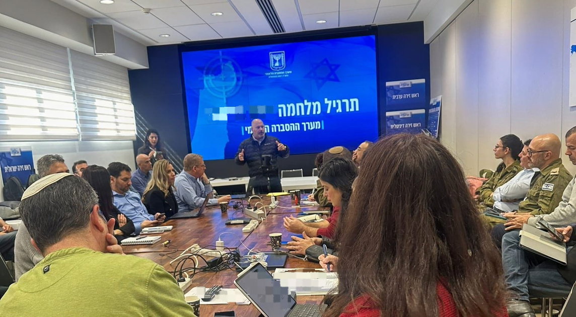 לקראת מערכה "רב זירתית": התרגיל במשרד ראש הממשלה | כיכר השבת